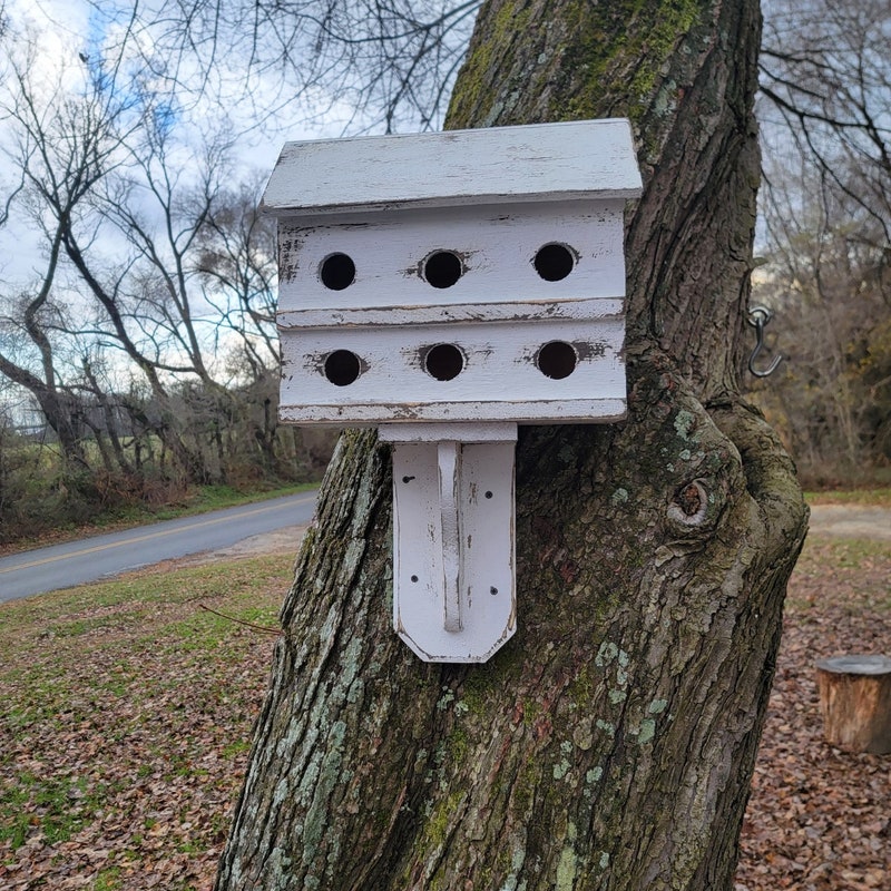 Large Rustic Birdhouse - Etsy