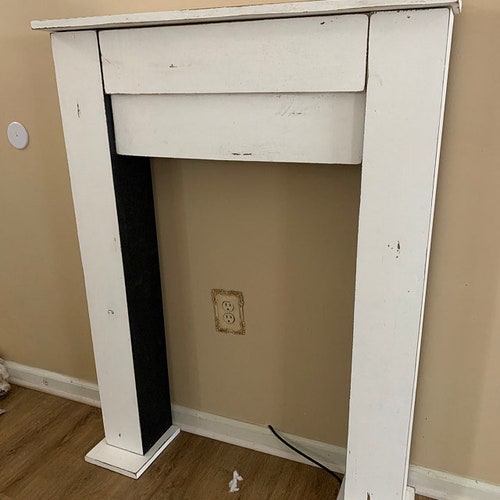 Corner Faux Fireplace - Etsy