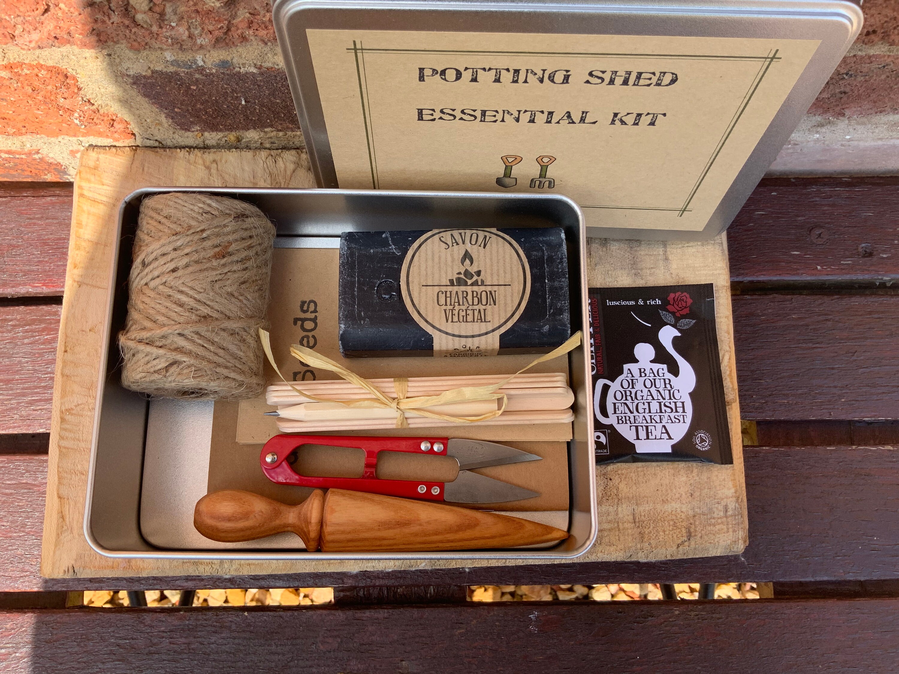 Garden gifts potting shed essential kit gardening gift box | Etsy