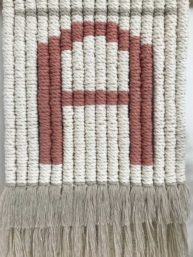 Macrame Letter/ Initial Wall Hanging - Etsy