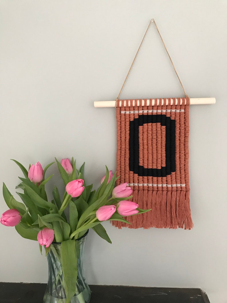 Macrame Letter/ Initial Wall Hanging - Etsy