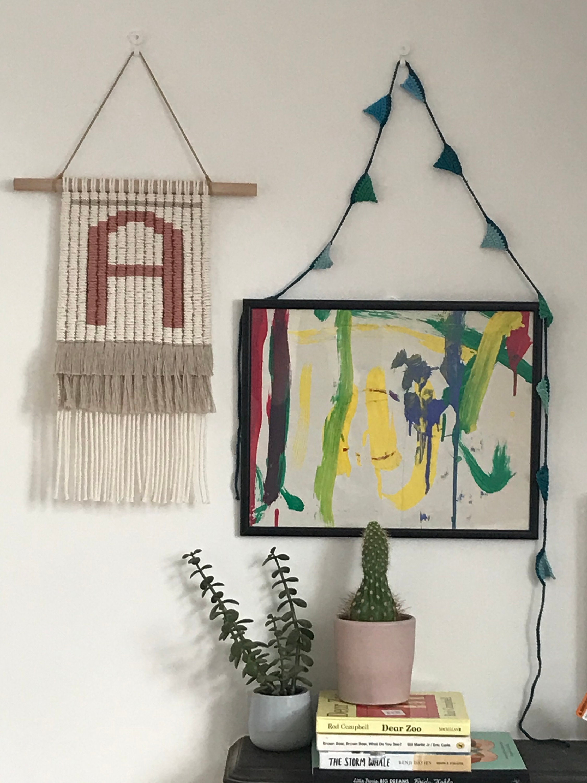 Macrame Letter/ Initial Wall Hanging - Etsy