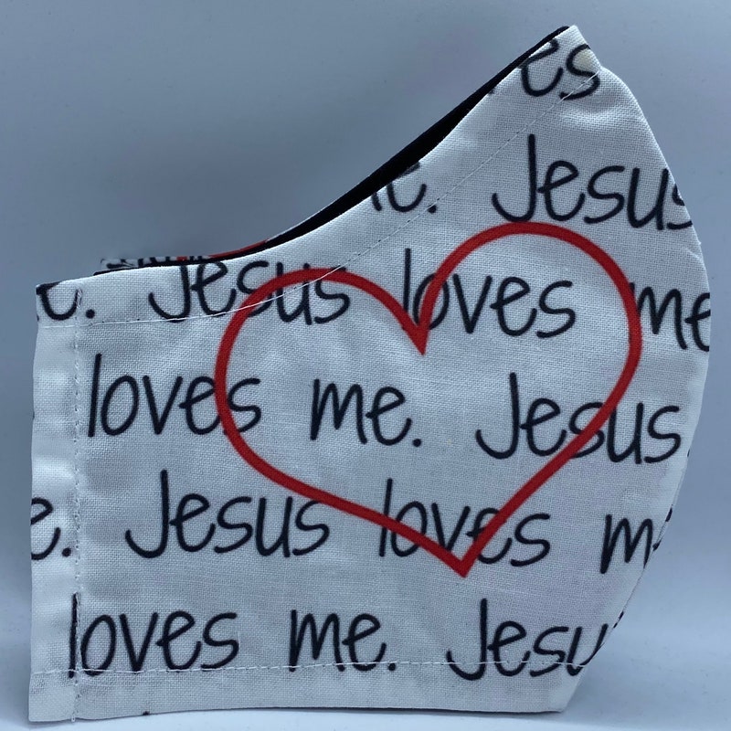 Jesus Face Mask - Etsy