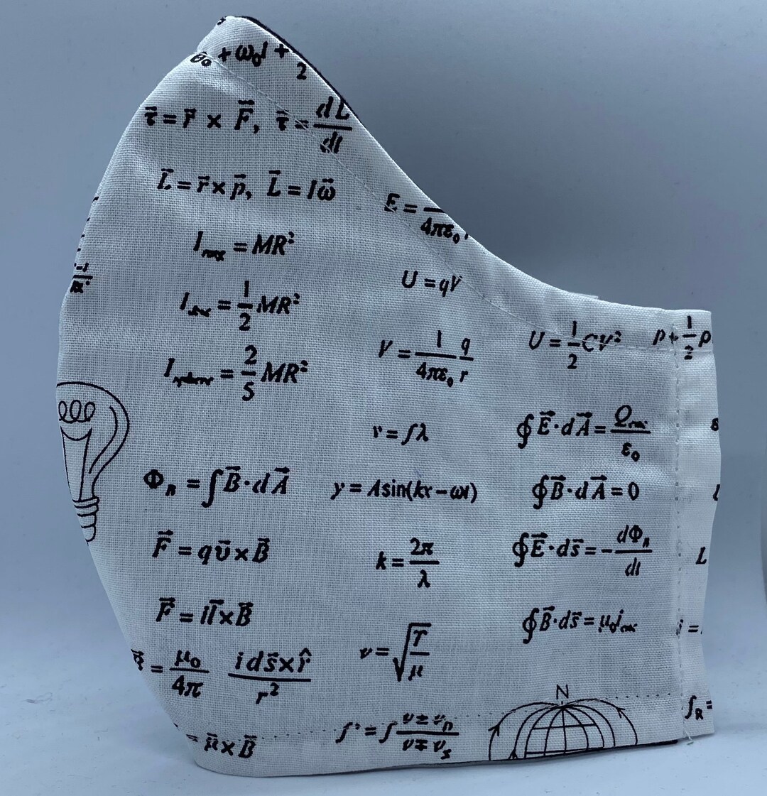 Gran's Graffiti Science Formulas Novelty Face Masks Filter Pocket ...