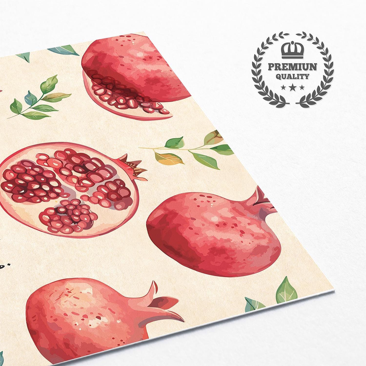 Islamic Kitchen Art Prints: Quran Verses, Figs, Olives – Set of 4 ...