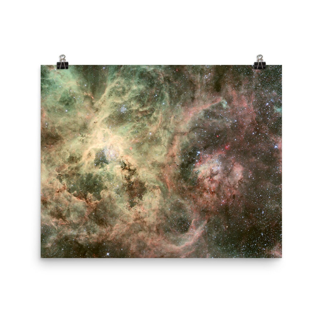 NASA ESO 2.2-m WFI Image of the Tarantula Nebula, Poster - Etsy