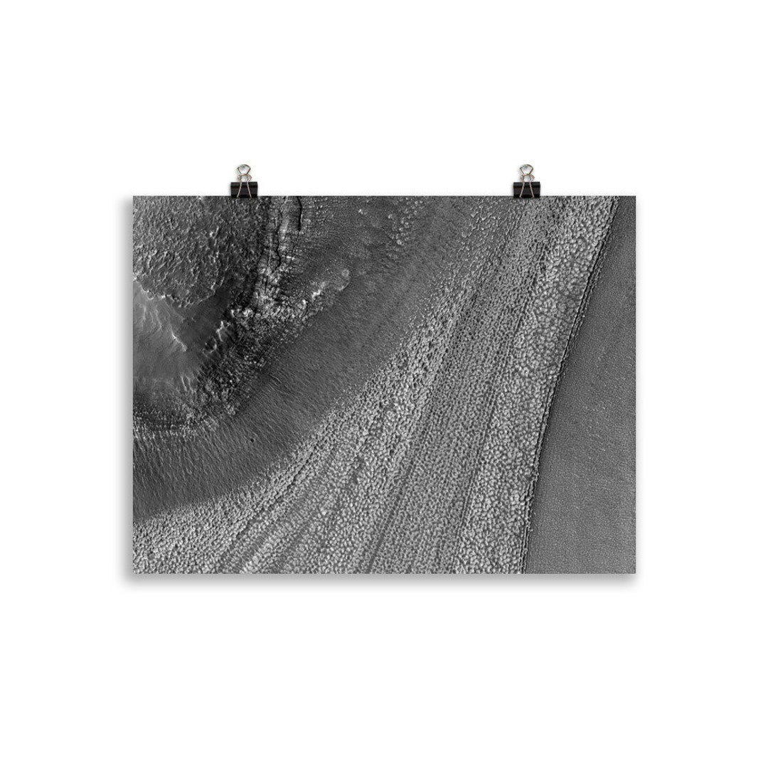 NASA Ice Flows on Mars Poster - Etsy