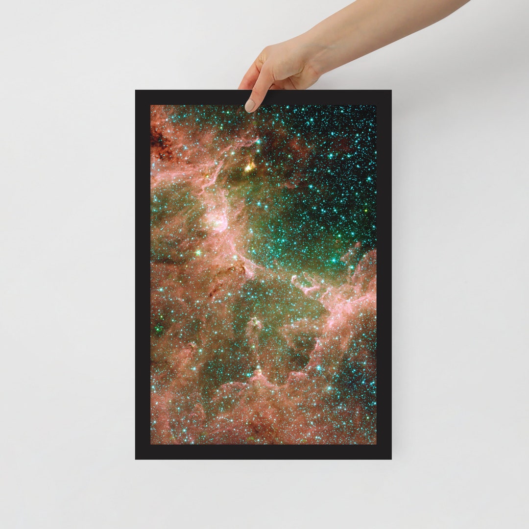 NASA Eagle Nebula Flaunts Its Infrared Feathers, Framed Poster - Etsy
