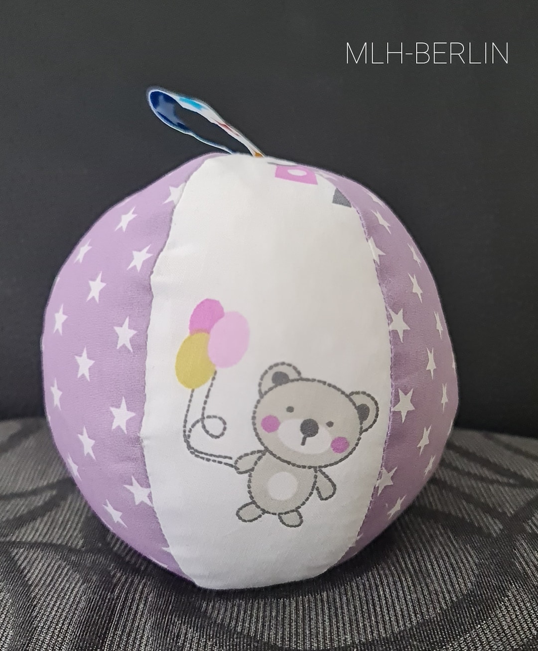 Baby ball, boule en tissu, boule à hochet, balle de préhension, balle ...