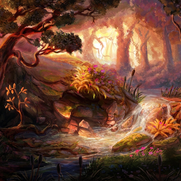 Fantasy Landscape - Etsy