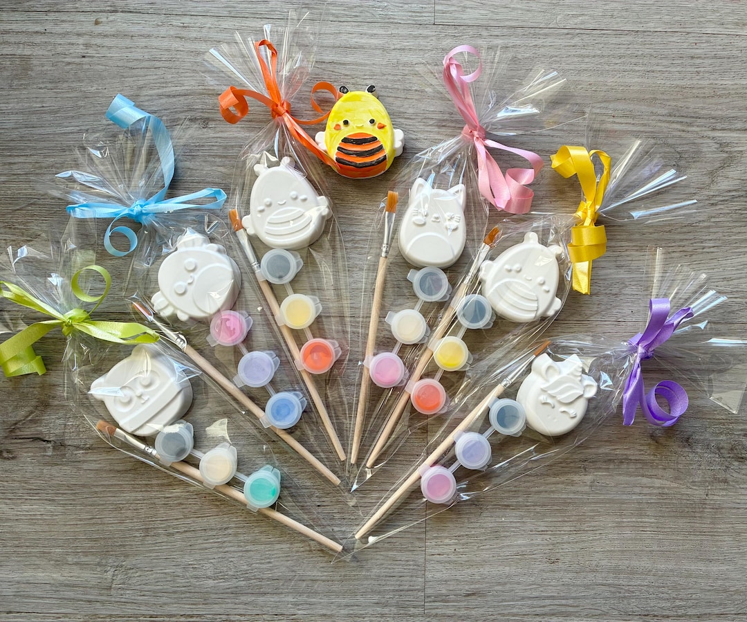 Paint Your Own Squish Theme Craft / Cute Cat Unicorn or Bee Craft Kit ...