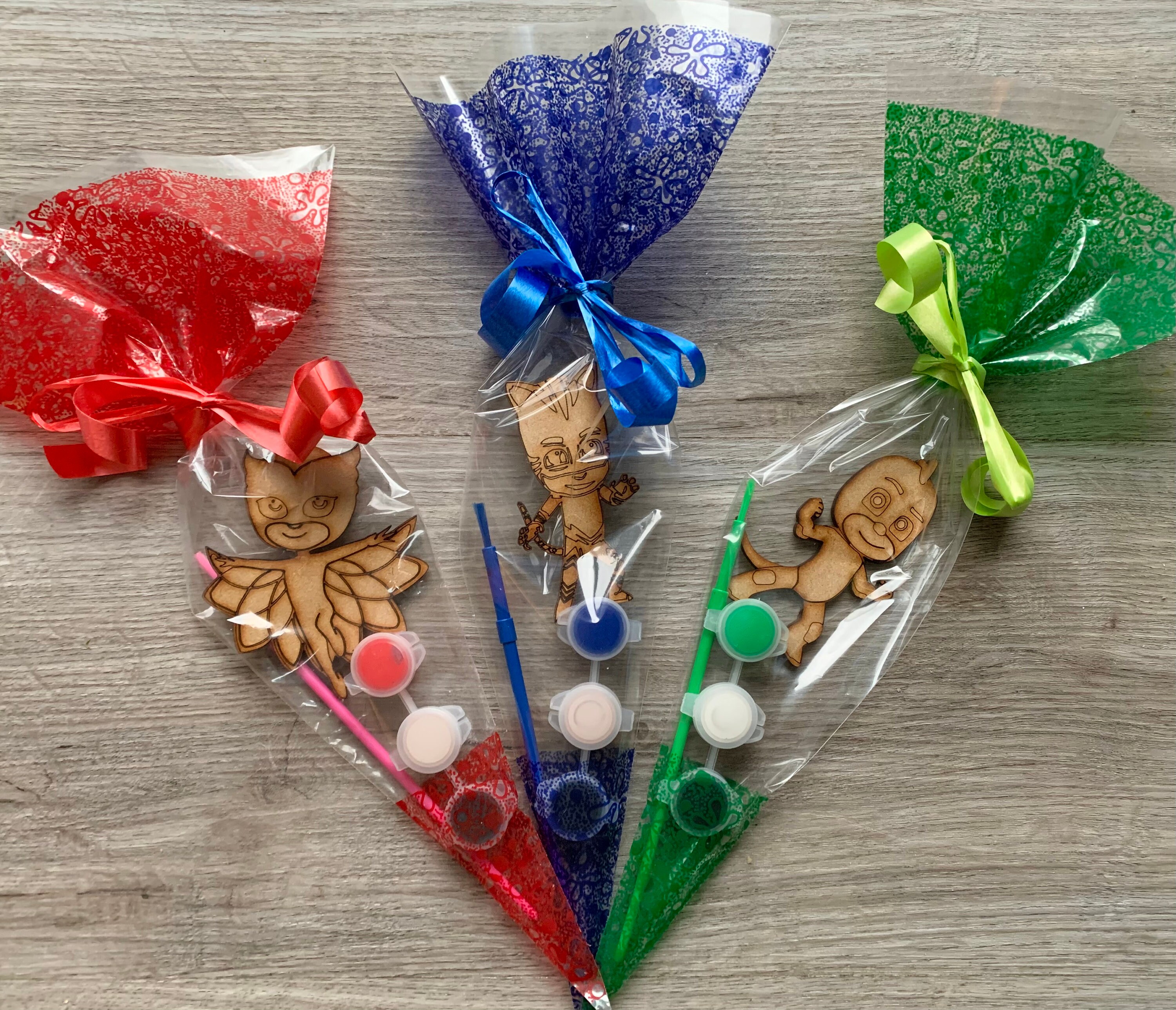 Kids Cartoon Masks Party Favour / Childrens Party Favour / - Etsy