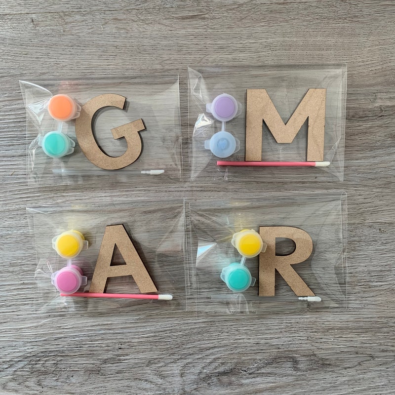 Painted Initials - Etsy