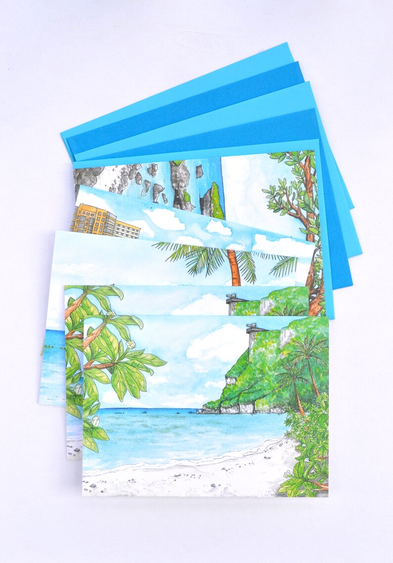 Guam Card Pack, Guam Greeting Cards - Etsy