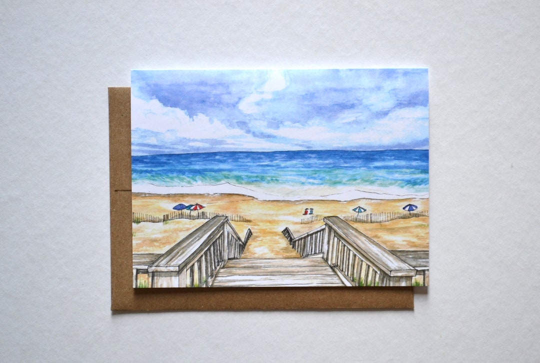 Outer Banks Beach Day, Greeting Cards, Outer Banks Cards, OBX Cards ...