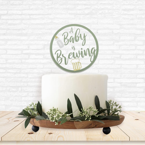 Baby Brewing Cake Toppers - Etsy