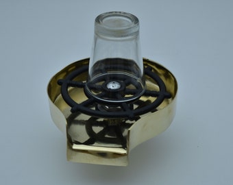 Unlacquered Brass Glass Rinser for Kitchen Sinks, Kitchen Sink ...