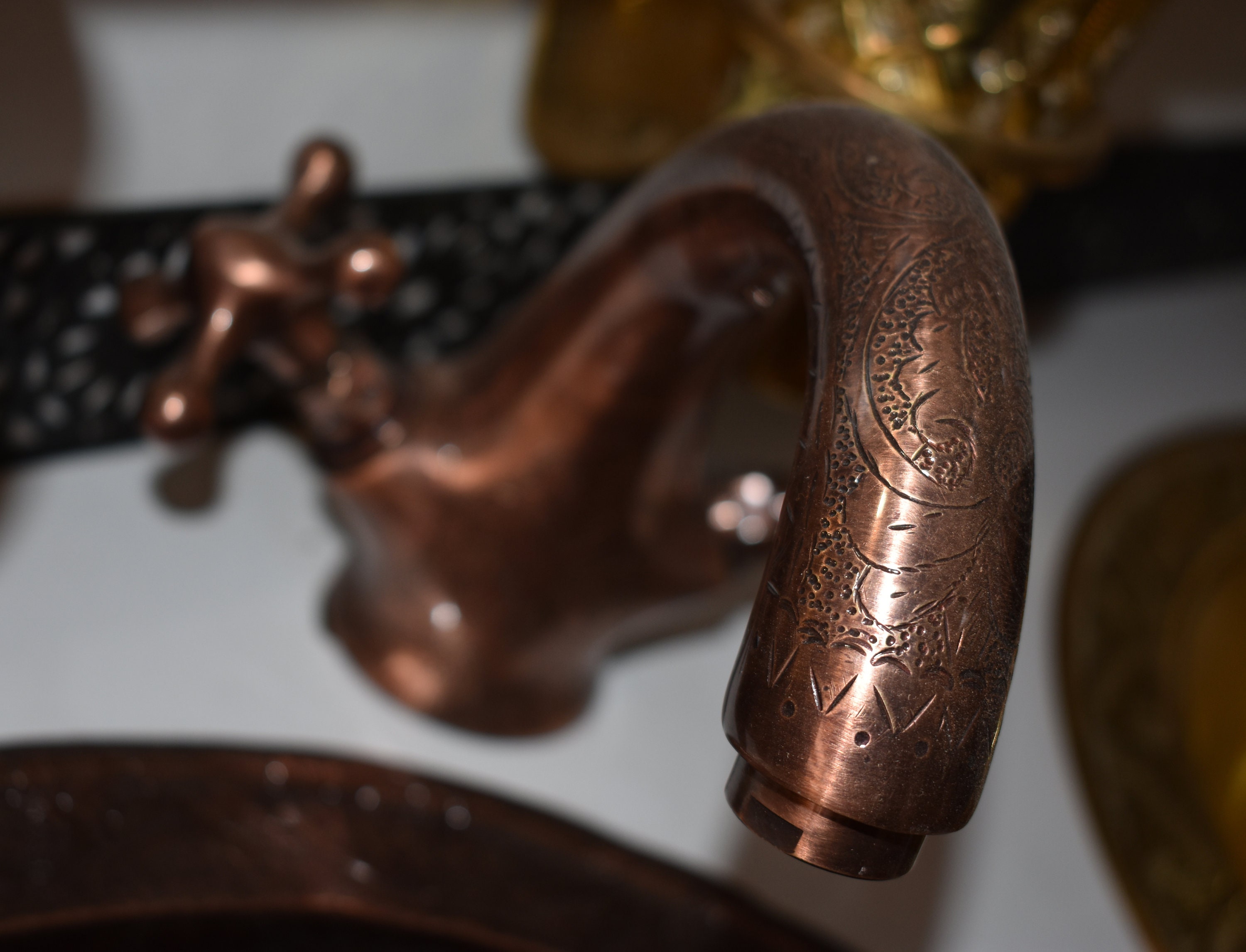 Oil Rubbed Copper Bathroom Single Hole Faucet | Etsy