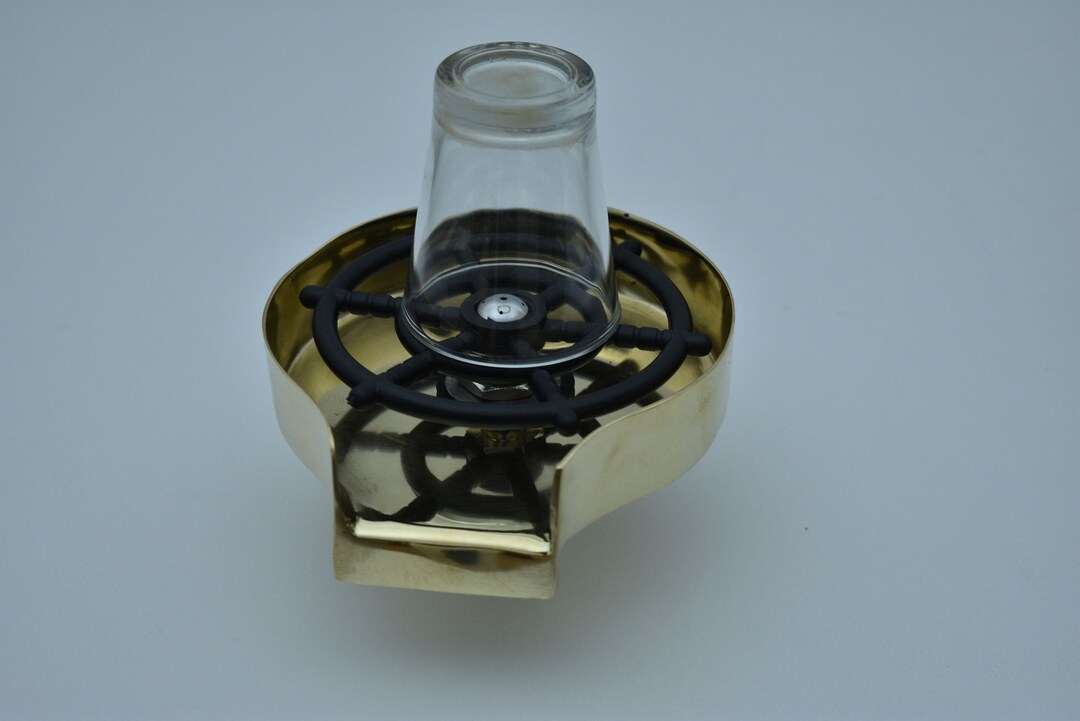 Unlacquered Brass Glass Rinser for Kitchen Sinks, Kitchen Sink ...