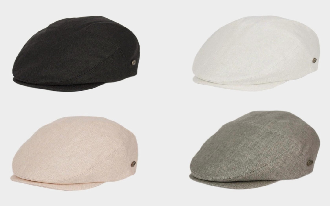 Linen Gatsby Cap - Snap Brim Ivy Hat, Fitted S/M & L/XL - Etsy