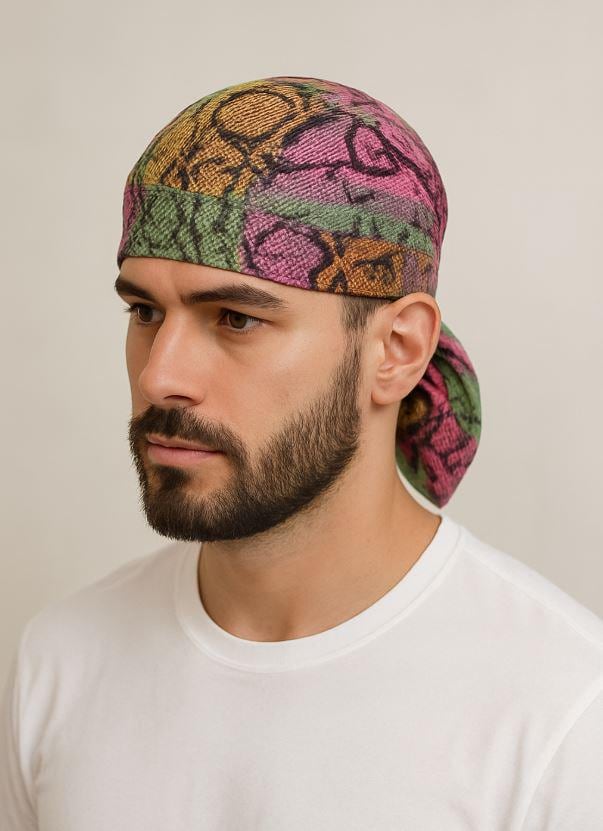 Waterproof Biker Skull Cap: Adjustable Headwrap Doo Rag - Etsy