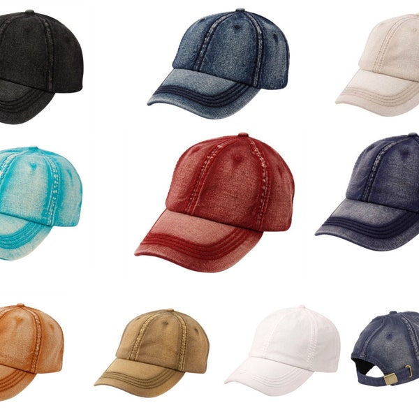 Low Profile Vintage Baseball Cap - Etsy