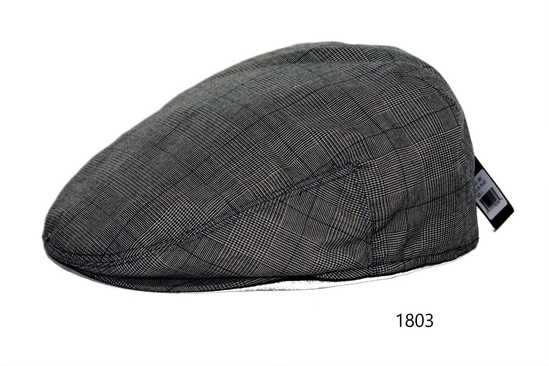 Men's Fitted Plaid Summer Ivy Cap – Classic Golf & Driving Newsboy Hat ...