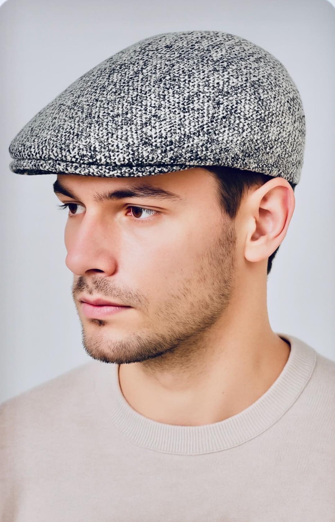 Men's Wool Blend Irish Tweed Ivy Cap – Gatsby Style - Etsy