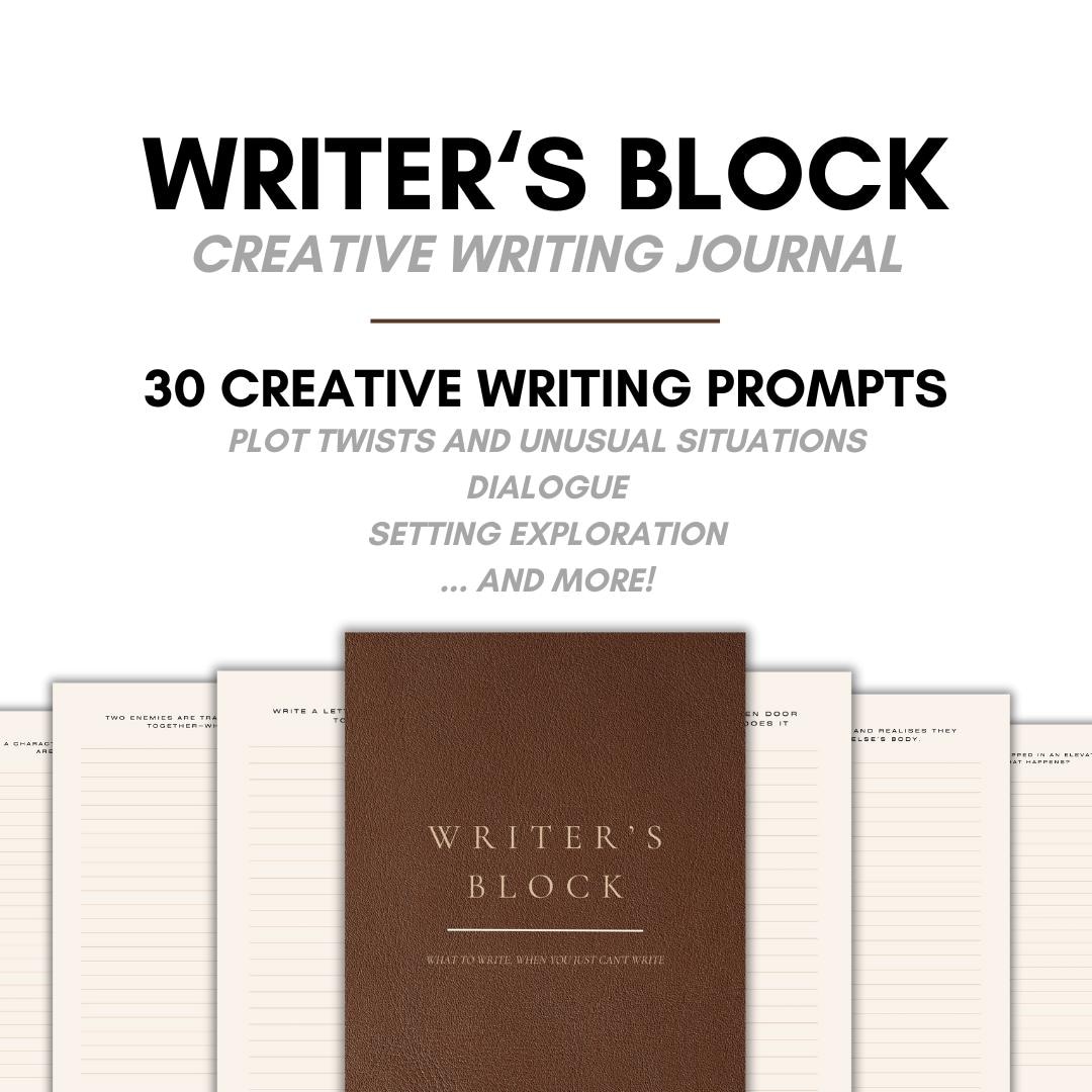 Creative Writing Journal, Prompts for Writers, Promp Journal, Writing ...