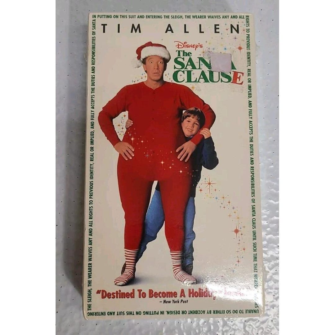 The Santa Clause (VHS, 1998) New Sealed - Etsy
