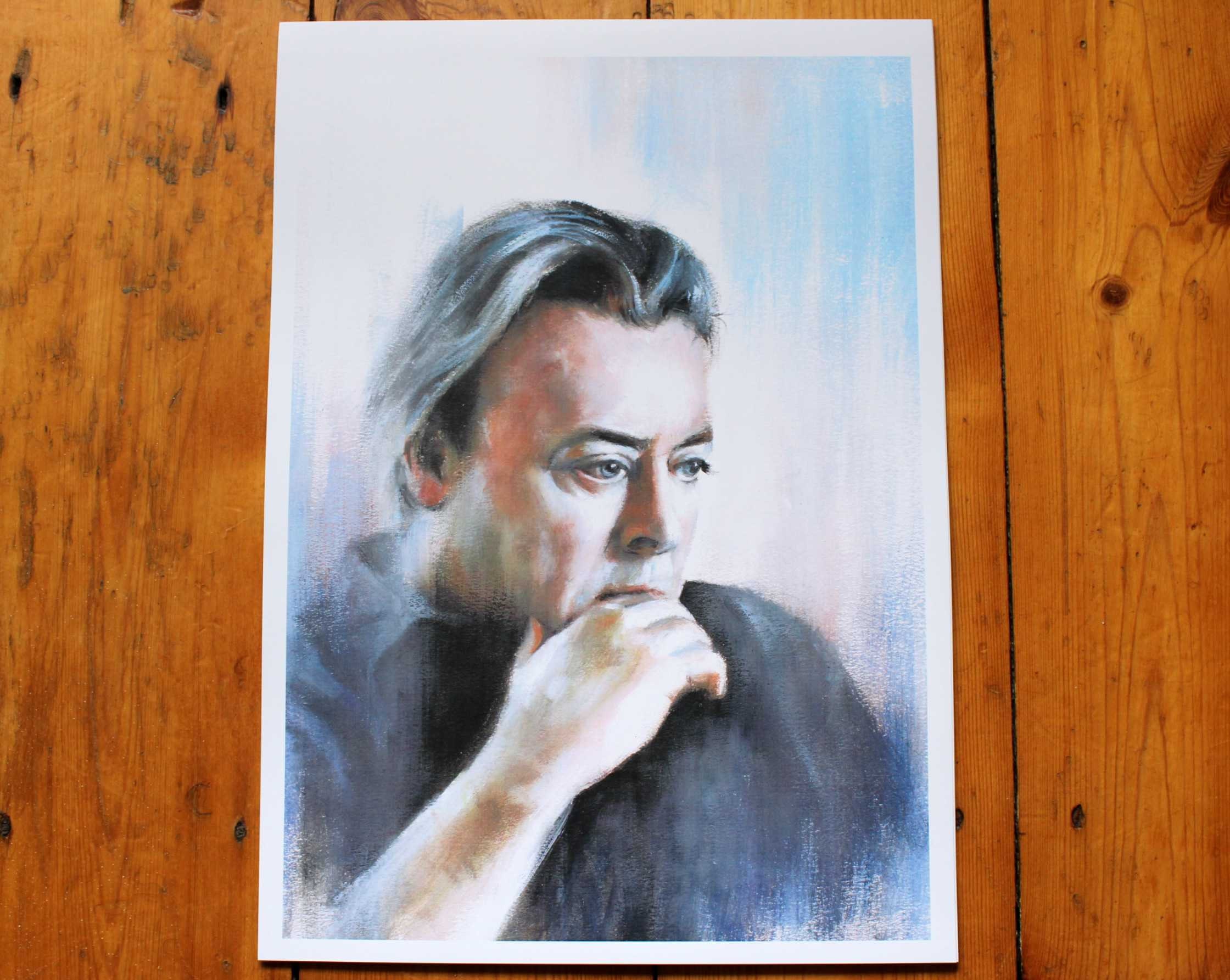 Christopher Hitchens Portrait. Philosopher. Writer. Thinker. Atheist ...
