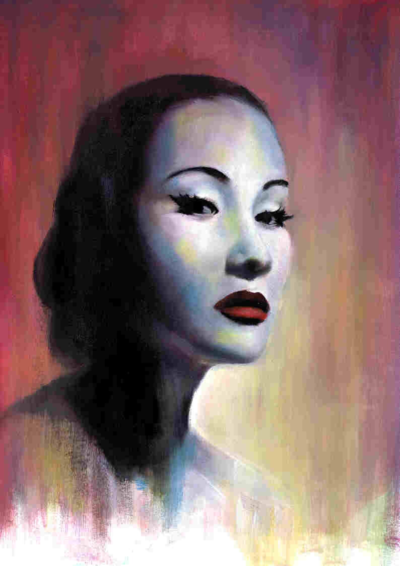 Yma Sumac Oil Painting. Print A3, A4, A5 Sizes Available. Peruvian ...