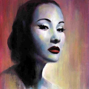 Yma Sumac Oil Painting. Print A3, A4, A5 Sizes Available. Peruvian ...
