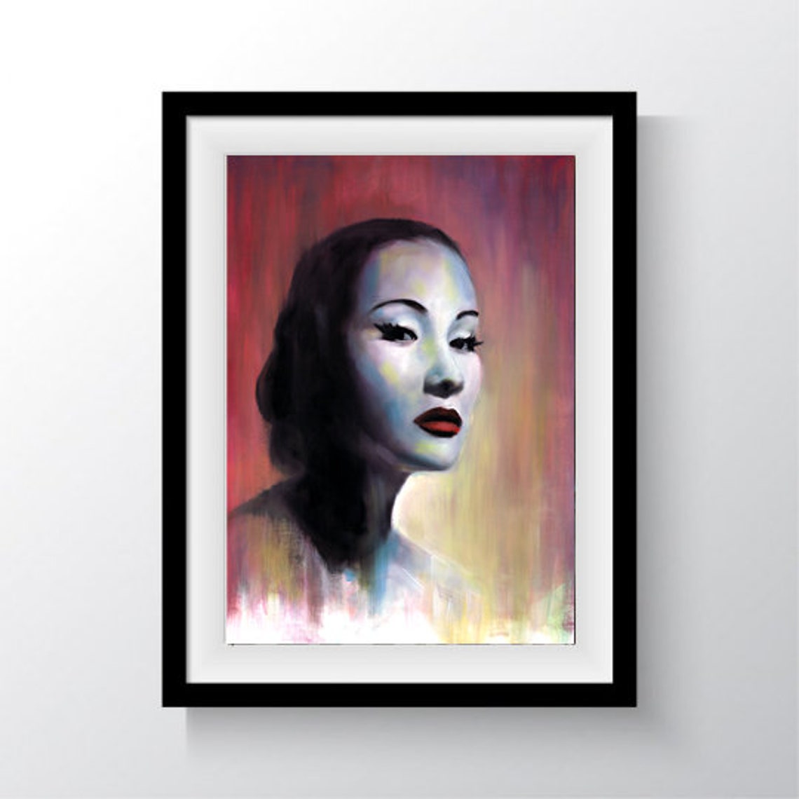 Yma Sumac Oil Painting. Print A3, A4, A5 Sizes Available. Peruvian ...