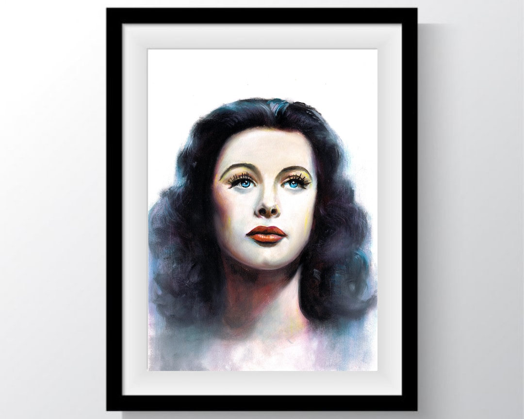 Hedy Lamarr Portrait. Hedwig Eva Maria Kiesler. Actress. Inventor. Film ...