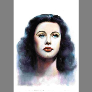 Hedy Lamarr Portrait. Hedwig Eva Maria Kiesler. Actress. Inventor. Film ...