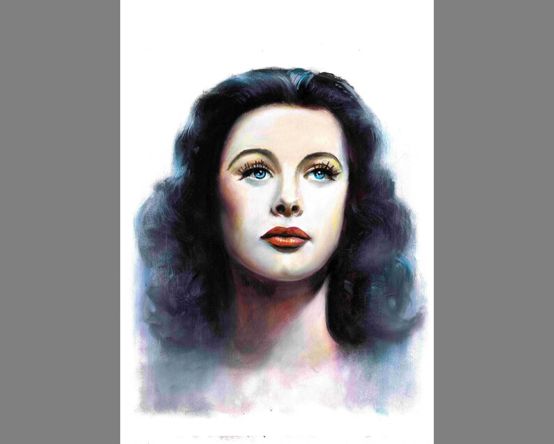 Hedy Lamarr Portrait. Hedwig Eva Maria Kiesler. Actress. Inventor. Film ...