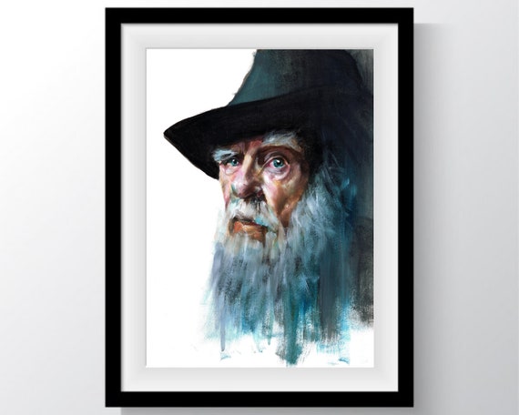 James Randi Portrait. Magician. Sceptic. the Amazing Randi. - Etsy