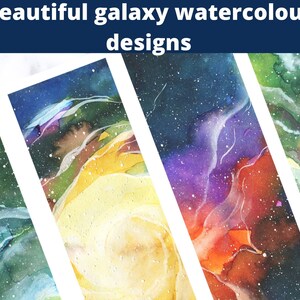 Galaxy Bookmark, Space Bookmarks, Printable Bookmarks for Kids ...
