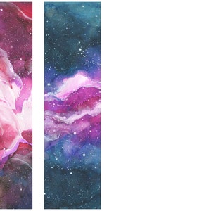 Galaxy Bookmark, Space Bookmarks, Printable Bookmarks for Kids ...