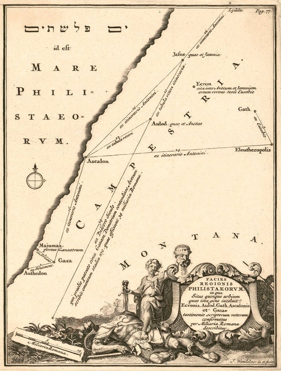 Philistines Map
