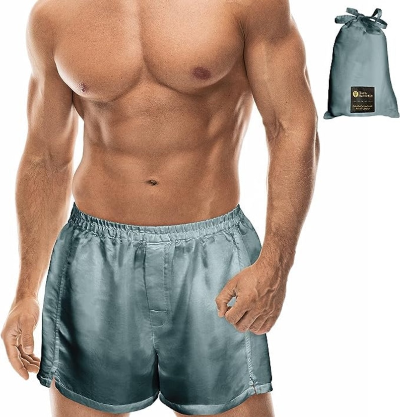 Silk Boxers Mens Silk Underwear Sleep Wear Mens Mulberry - Etsy
