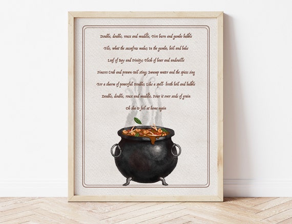 Gumbo Poem Original Art Digital Download | Etsy