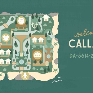 Custom Animal Crossing Map Design - Etsy