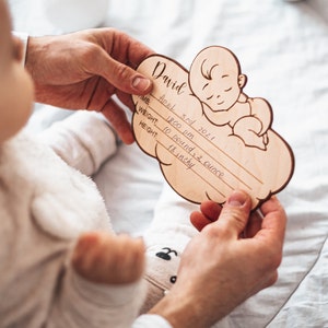 Heart Name Sign Baby, Floral Name Sign, Wooden Engraved Newborn, Photo ...