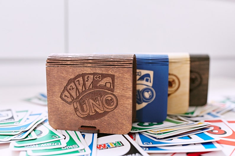 Uno Box Card Game Box Card Box Board Game Accessories | Etsy