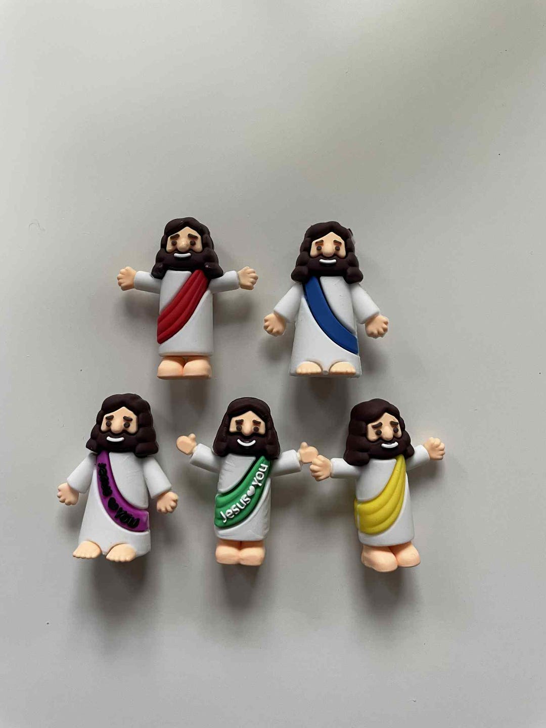 Pocket Jesus Gift Set: Mini Jesus, Cross Keychain, Prayer Card - Etsy UK