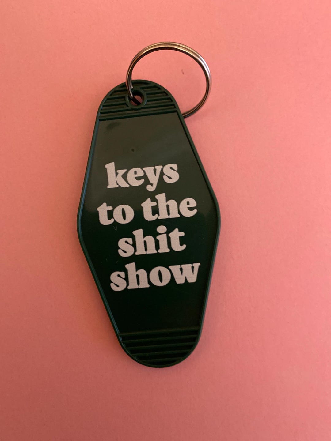 Retro Motel Key Ring “hot Girls Can’t Park” - Etsy