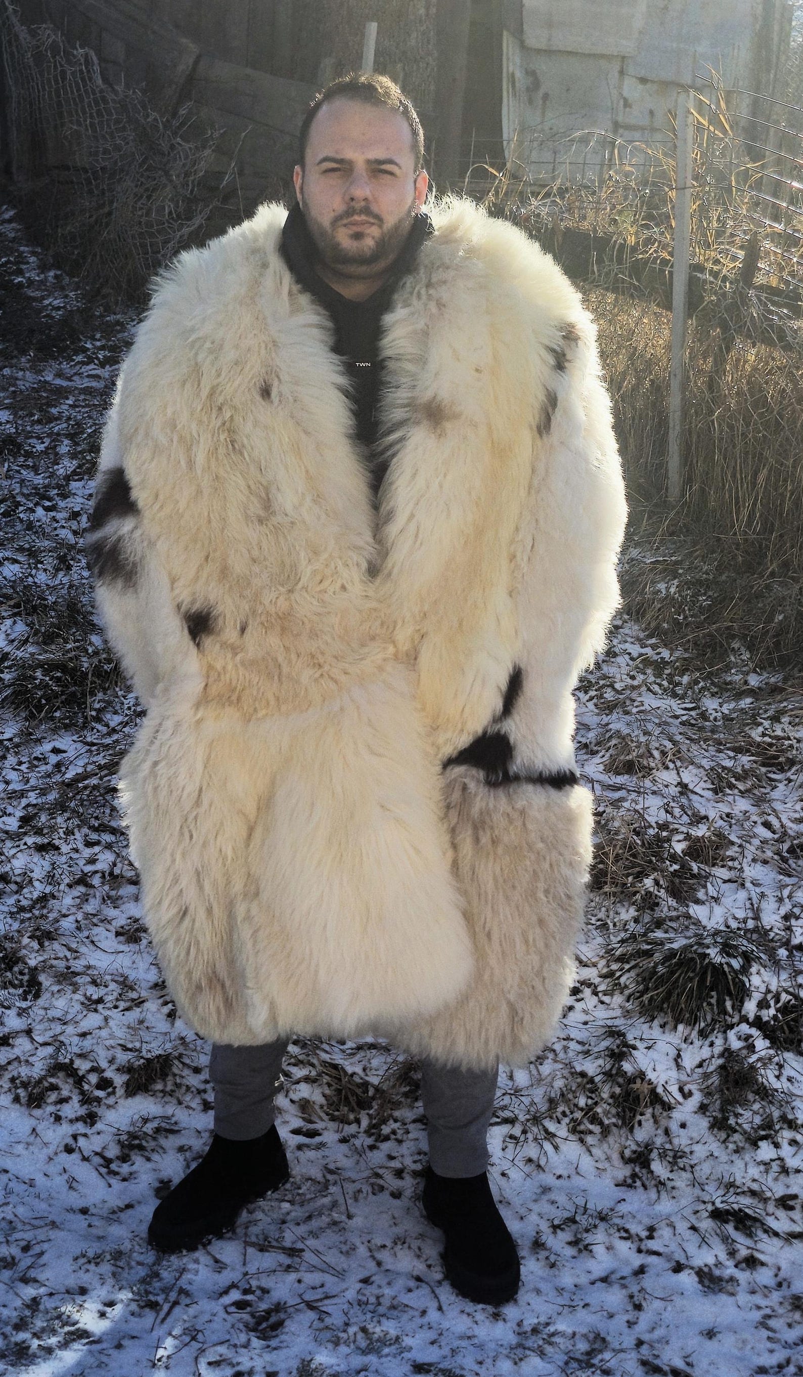 Royal LAMB Coat / Traditional Lambskin / Romanian Legacy / Handmade ...