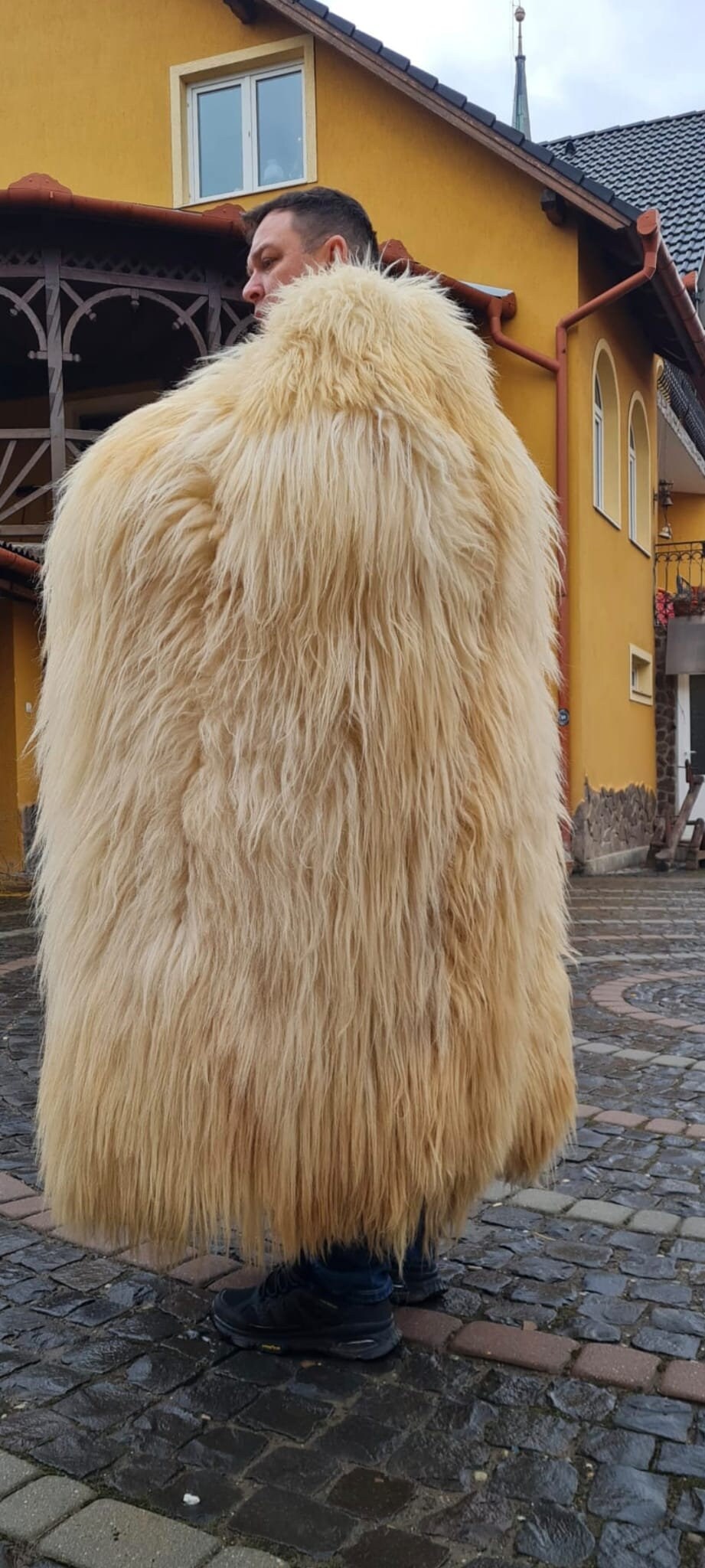 Royal Sheep Coat / Traditional Sheepskin / Romanian Legacy / Handmade ...